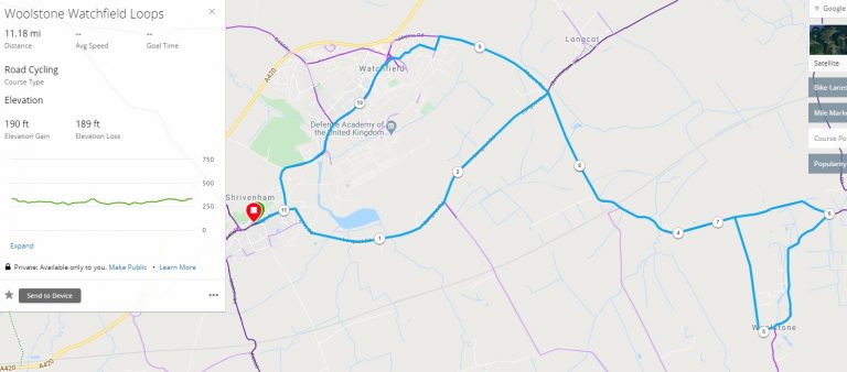Watchfield and Woolstone Loops Flat 11 Miles - Mobile Cycle Medic